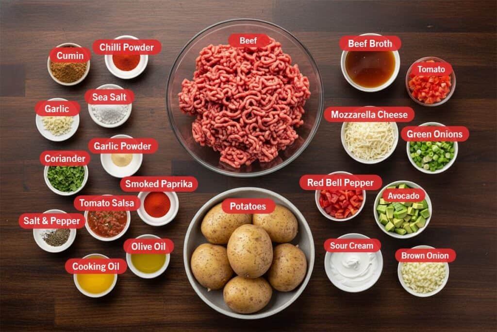 Smokey Mexican Beef Wedges