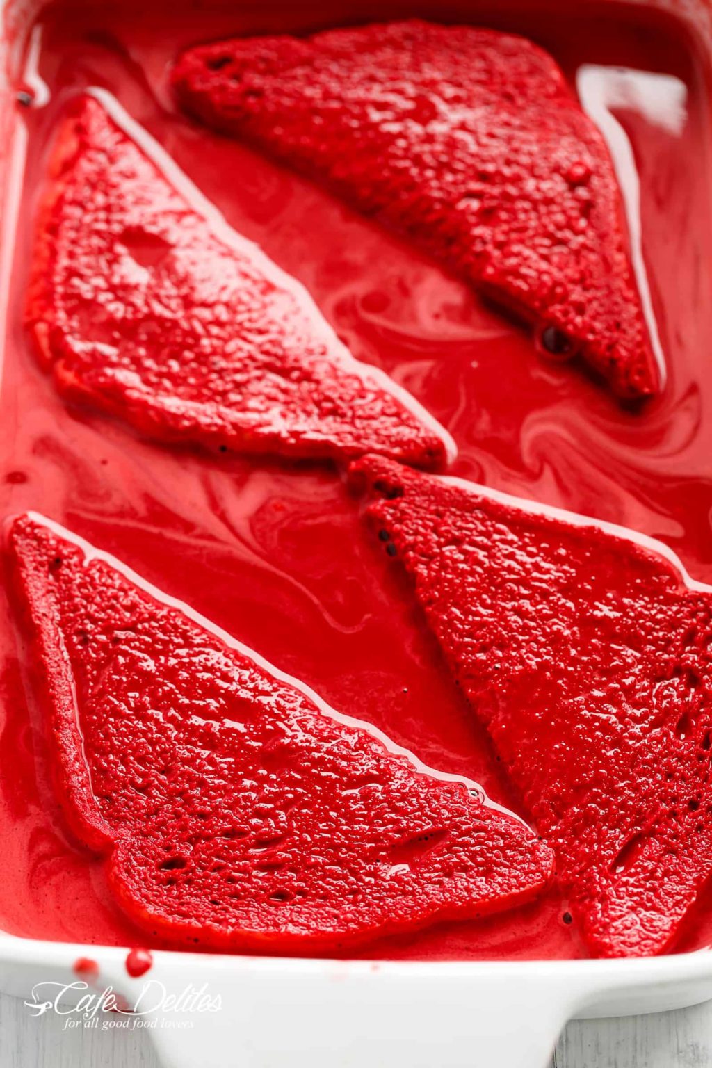 Red Velvet French Toast - Cafe Delites