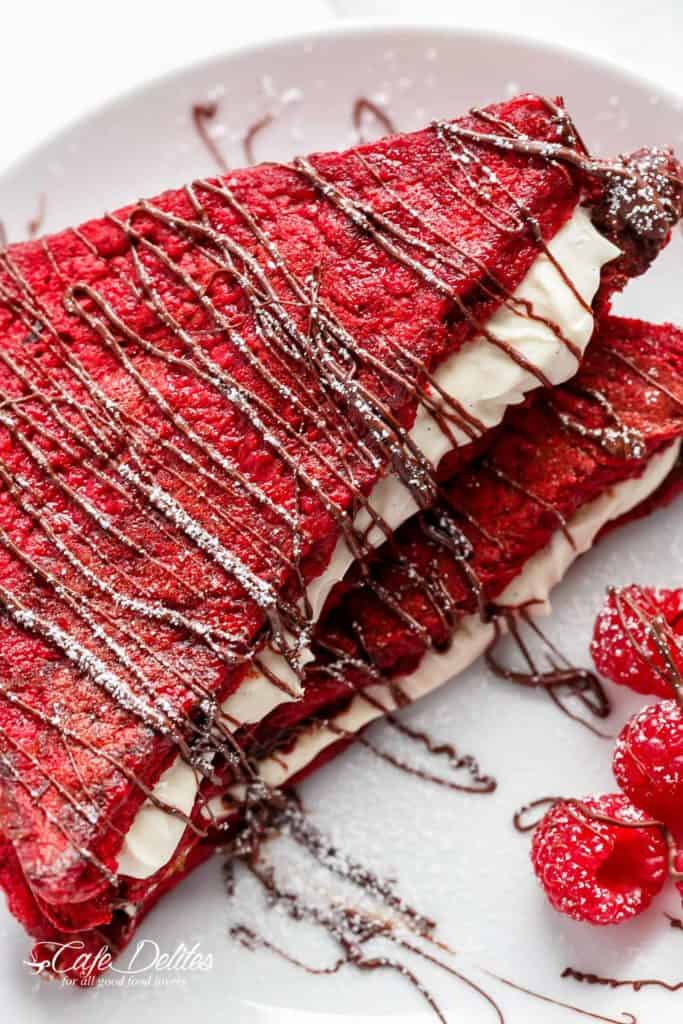 Red Velvet French Toast - Cafe Delites