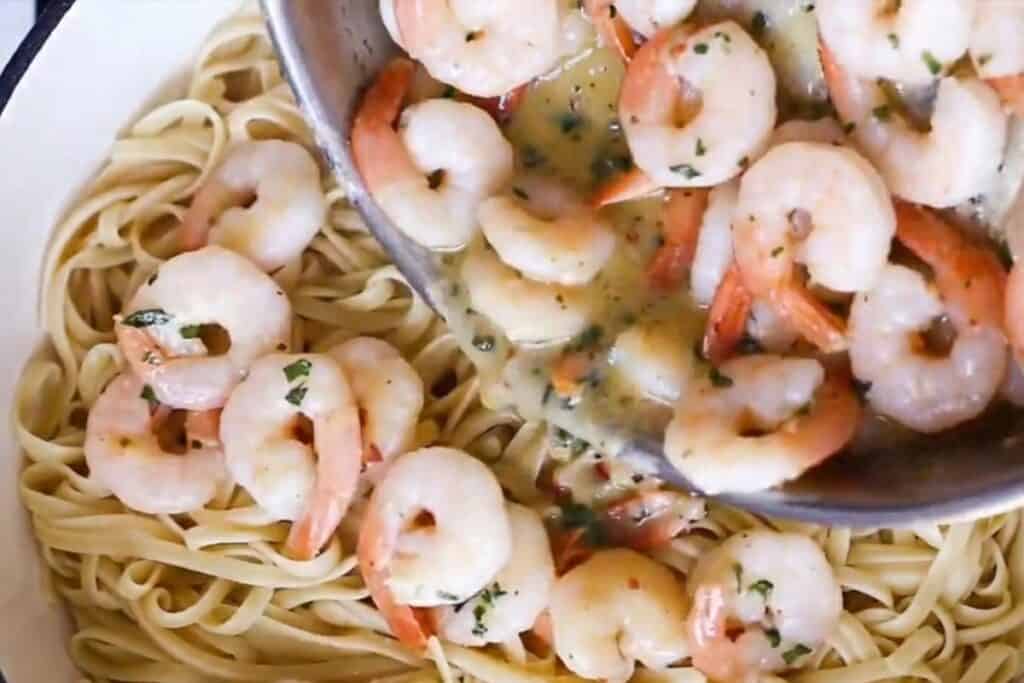 Brown Butter Shrimp Scampi - Cafe Delites