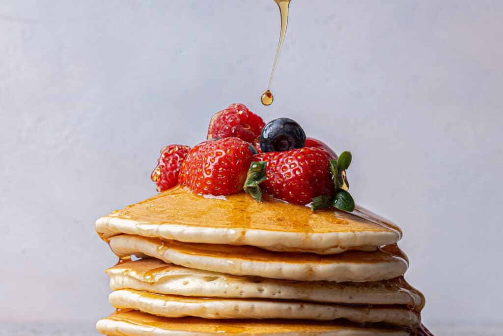 Quick And Easy Pancakes - Only 3 Ingredients | Cafe Delites