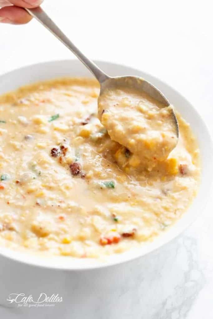 Chicken Corn Chowder - Cafe Delites