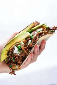 Slow Cooker Barbacoa Short Rib Tacos - Cafe Delites