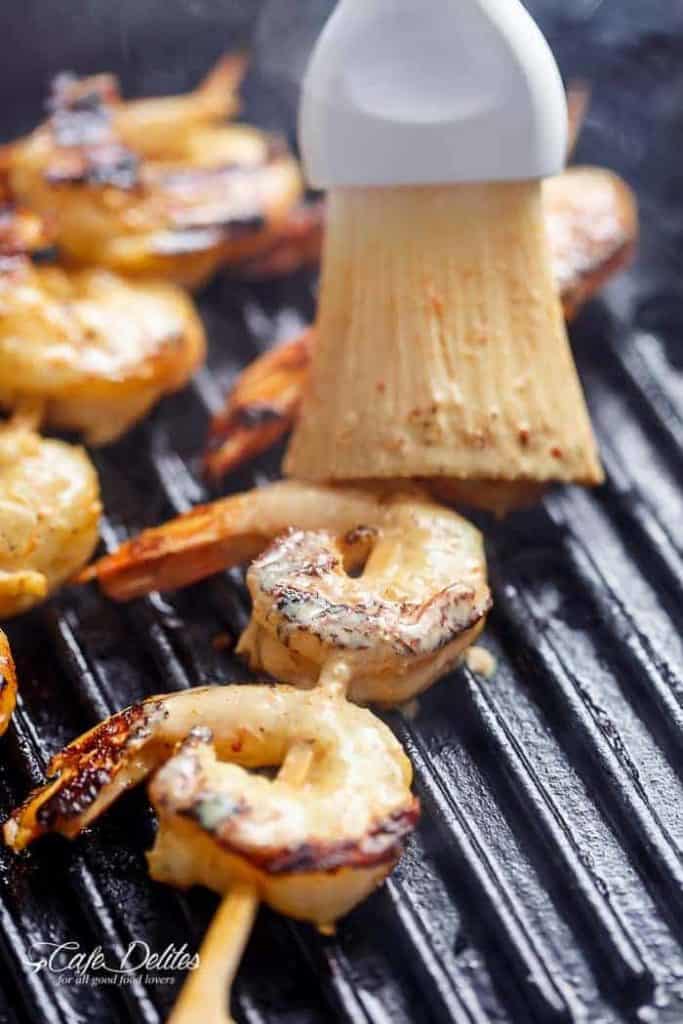 Satay Shrimp Skewers - Cafe Delites