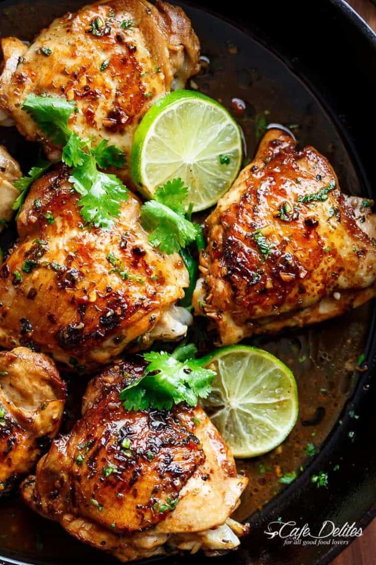 Crispy Cilantro Lime Chicken - Cafe Delites