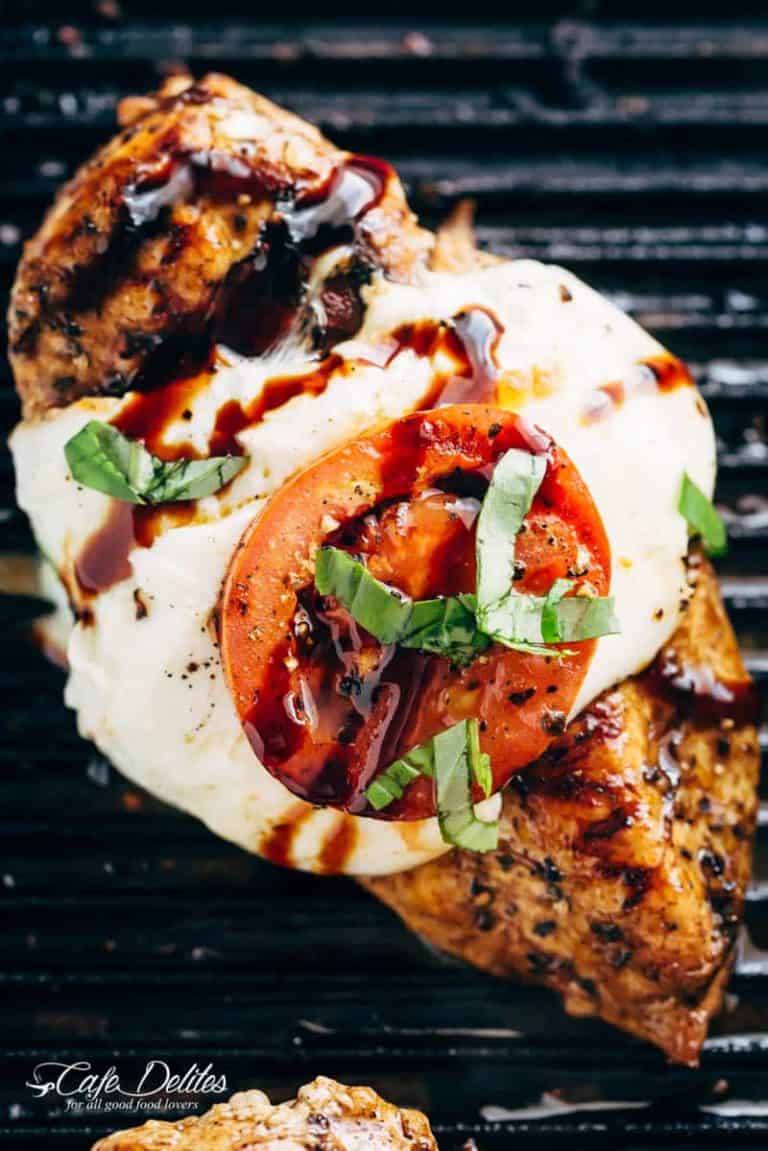Grilled Chicken Caprese With Buffalo Mozzarella - Cafe Delites