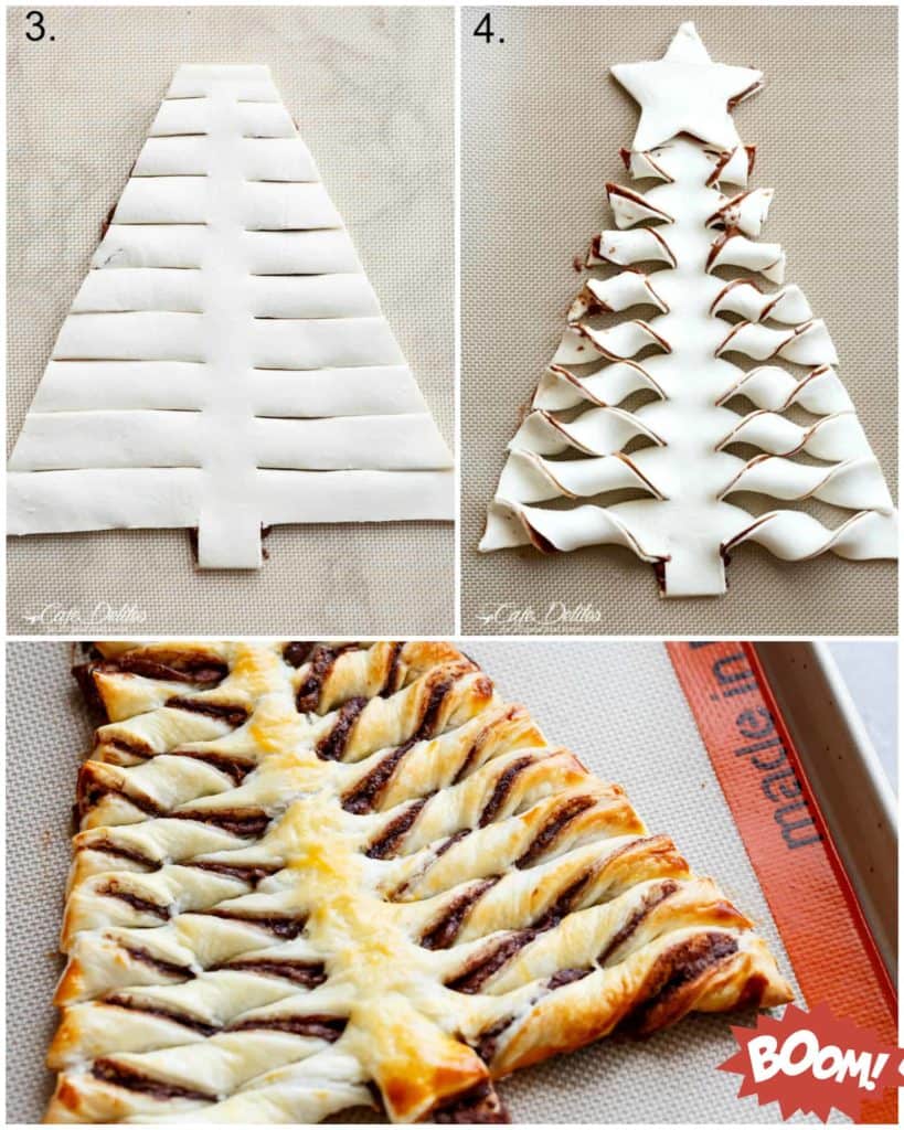Churro Nutella Christmas Tree - Cafe Delites