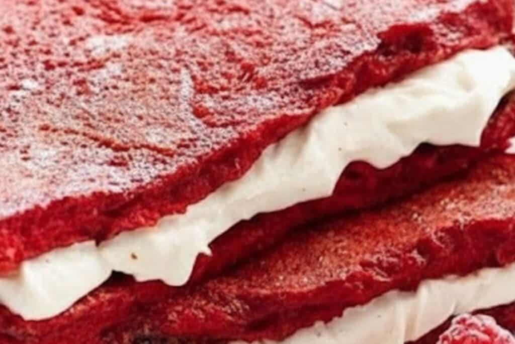 Red Velvet French Toast - Cafe Delites