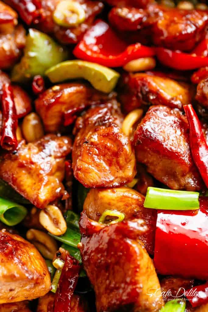 Kung Pao Chicken - Cafe Delites