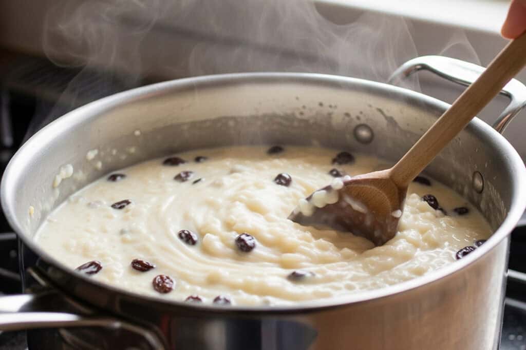 Easy Cinnamon Raisin Rice Pudding