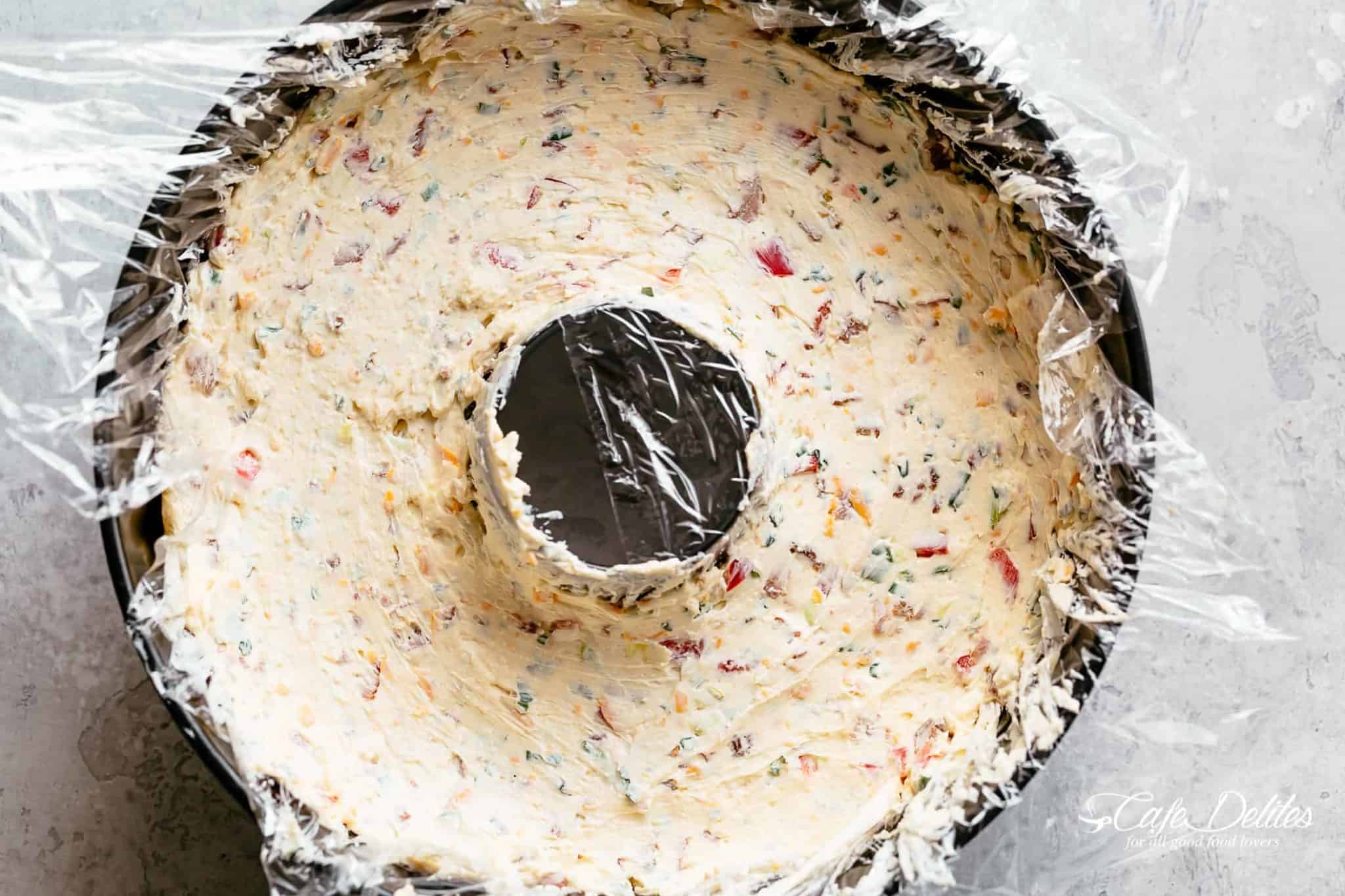 Bacon Cheese Ball Wreath - Cafe Delites