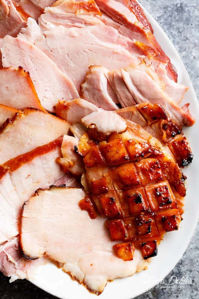 Maple Glazed Ham - Cafe Delites