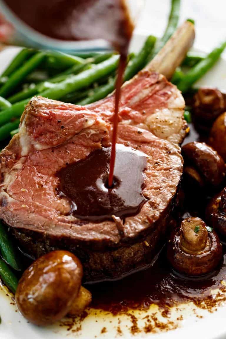 Garlic Butter Prime Rib - Cafe Delites