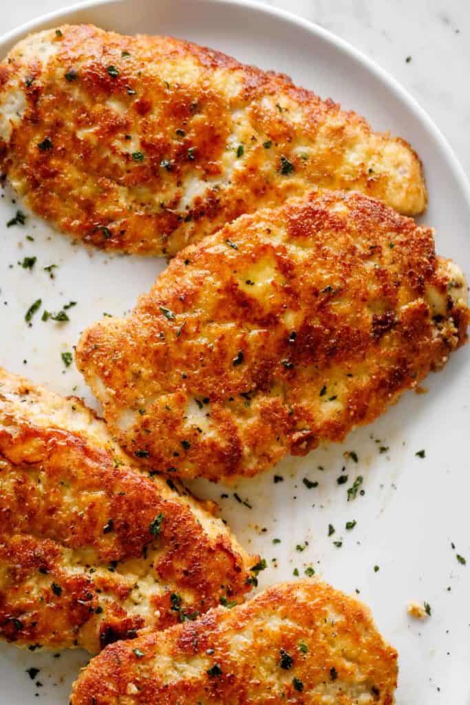 Parmesan Crusted Chicken - Cafe Delites