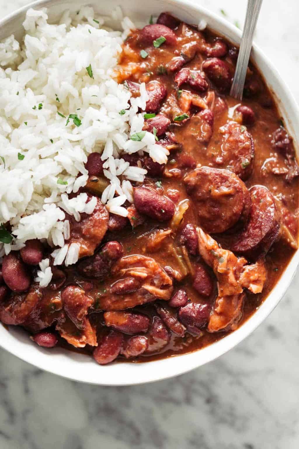 Red Beans and Rice - Cafe Delites