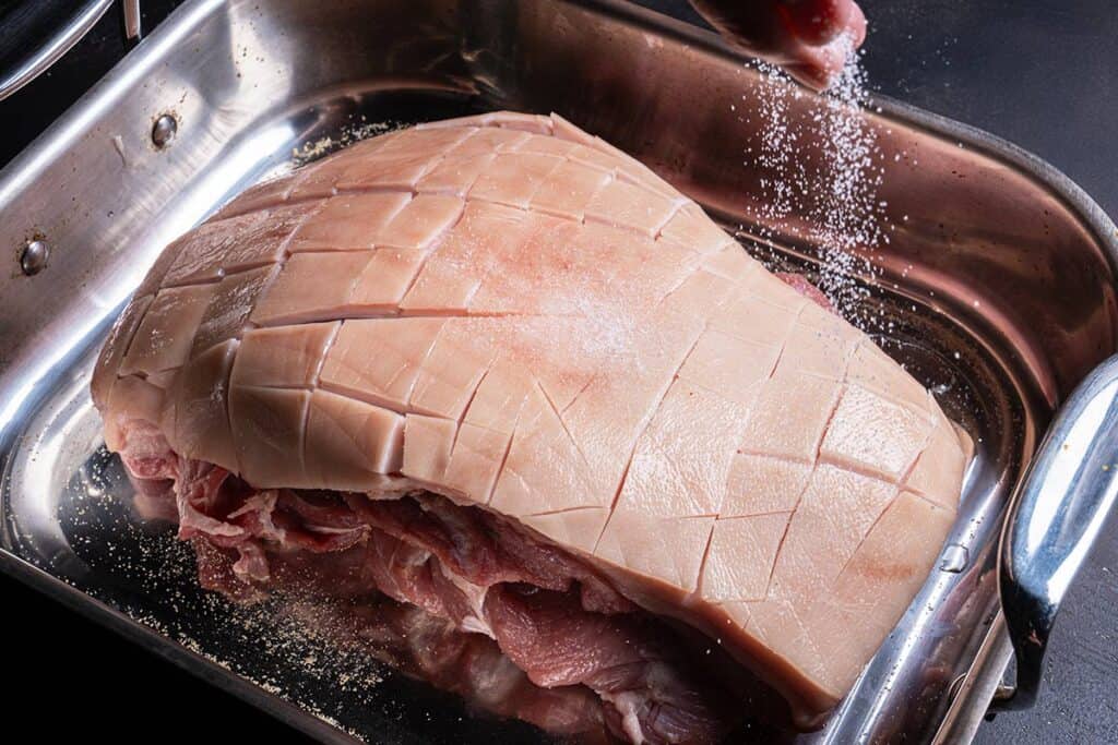 Pork Roast With Crispy Crackling - Cafe Delites