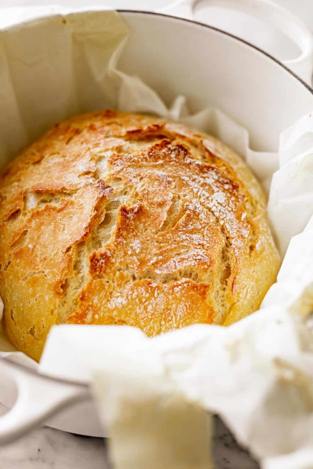 Easiest No-Knead Crusty Artisan Bread - Cafe Delites