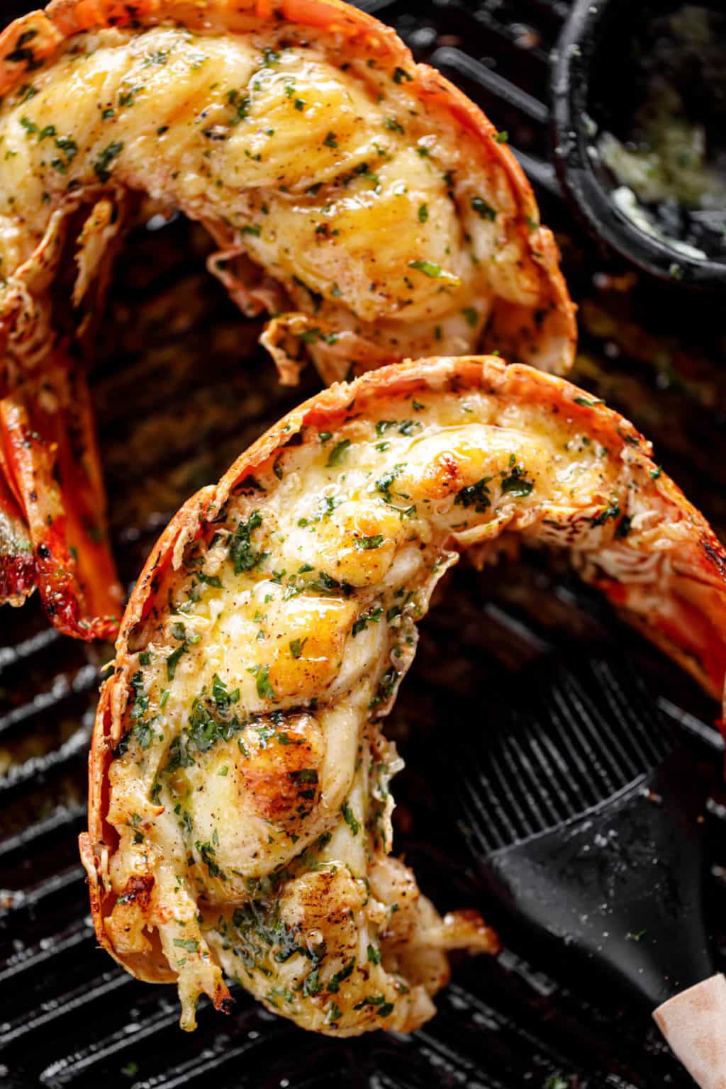 Easy Easy Grilled Lobster Tails with garlic butter - Cafe Delites