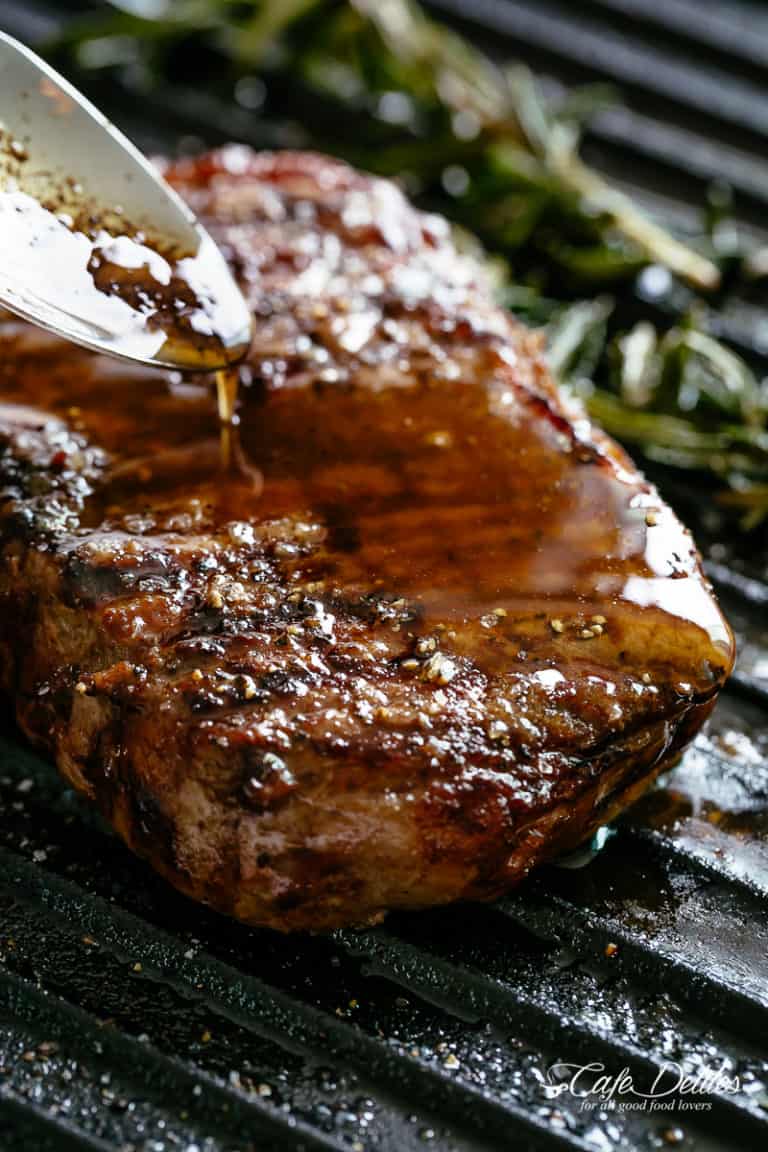 Grilled Steak with Browned Butter - Cafe Delites