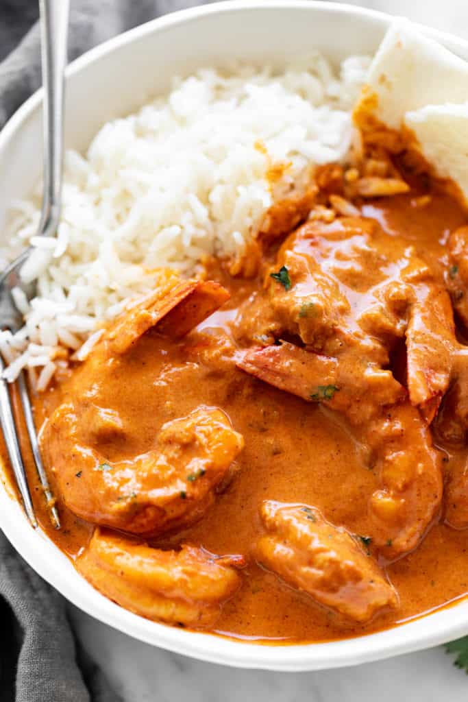 The Best Easy Coconut Shrimp Curry - Cafe Delites