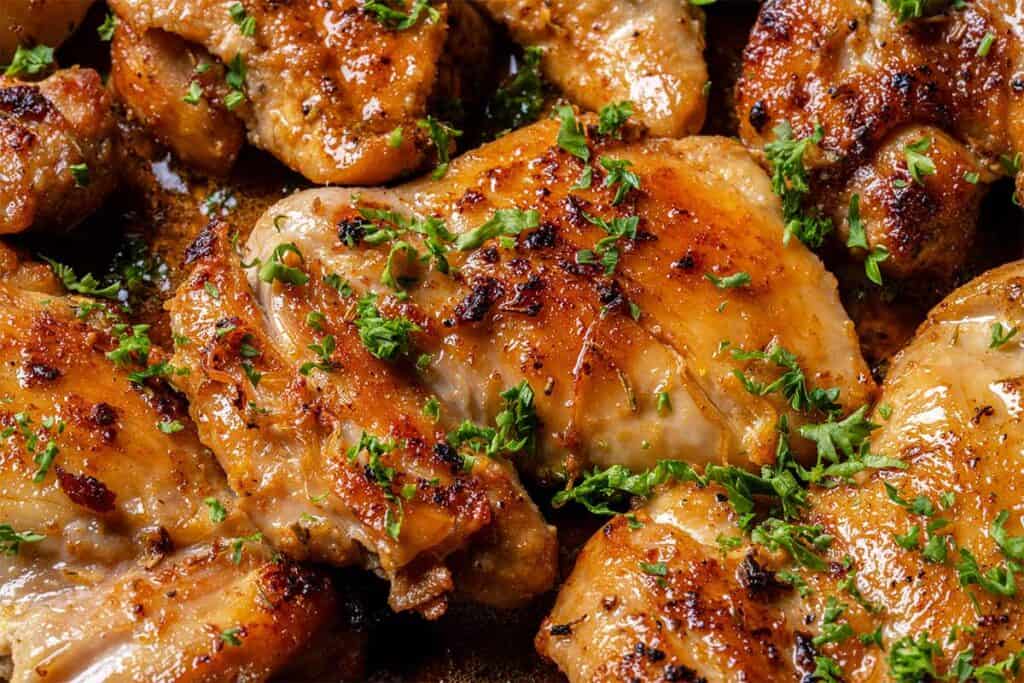 Crispy Boneless Chicken Thighs - Cafe Delites