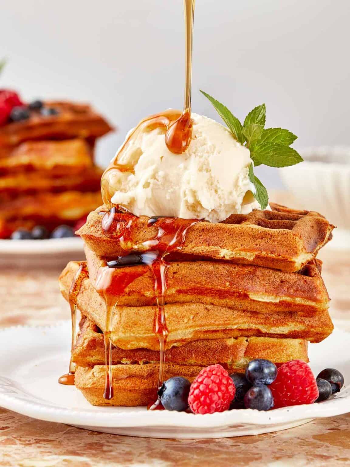 The Best Paffles (Waffle Pancakes) - Cafe Delites
