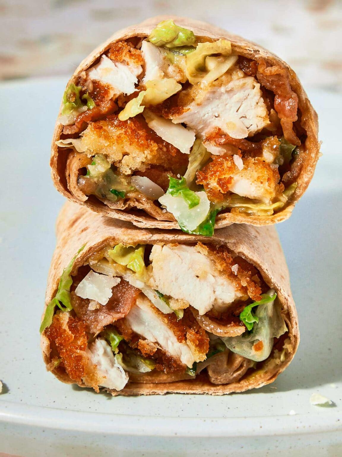 Crispy Chicken Caesar Wrap - Cafe Delites