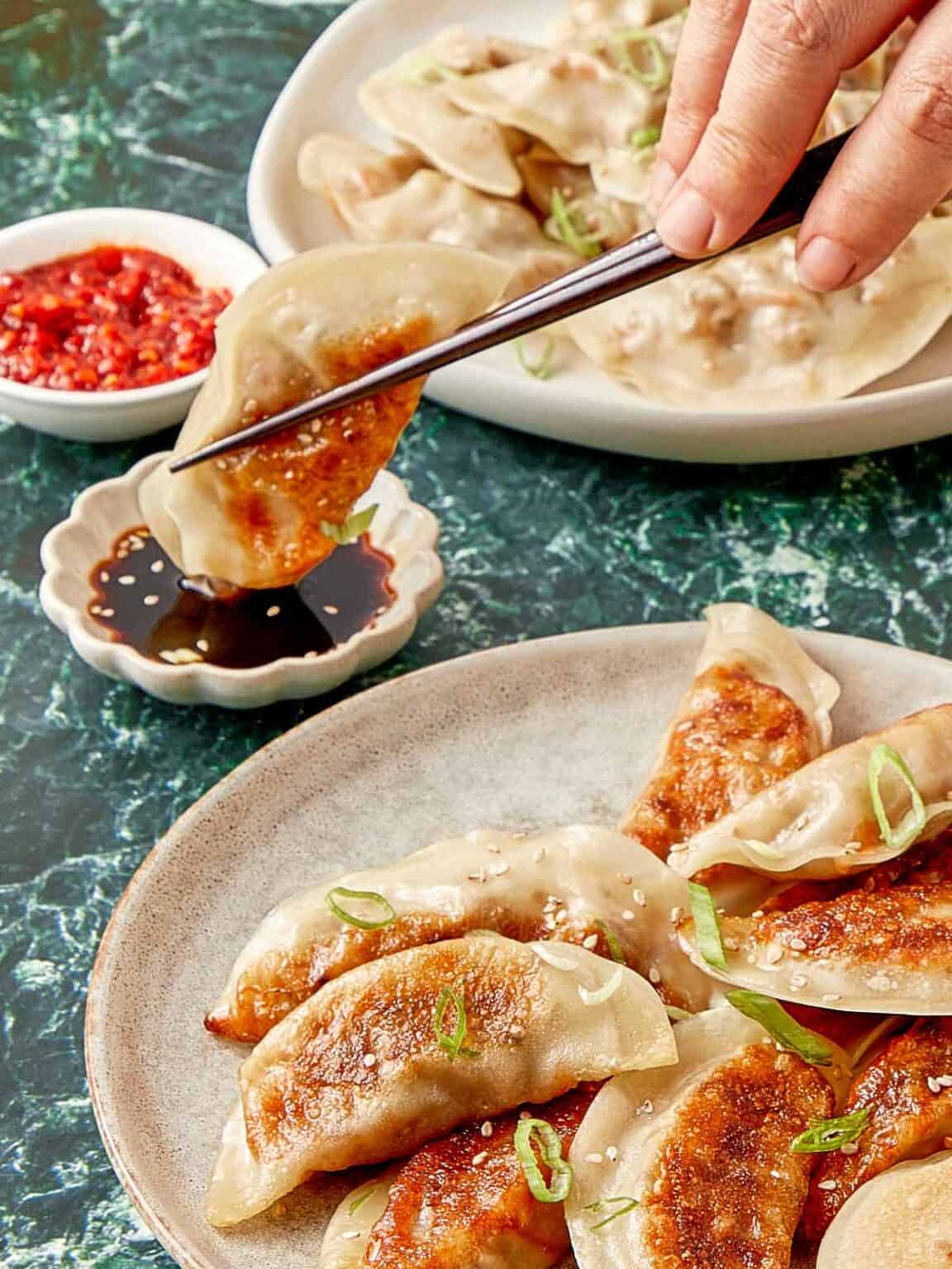 My Go-To Pork Dumplings - Cafe Delites