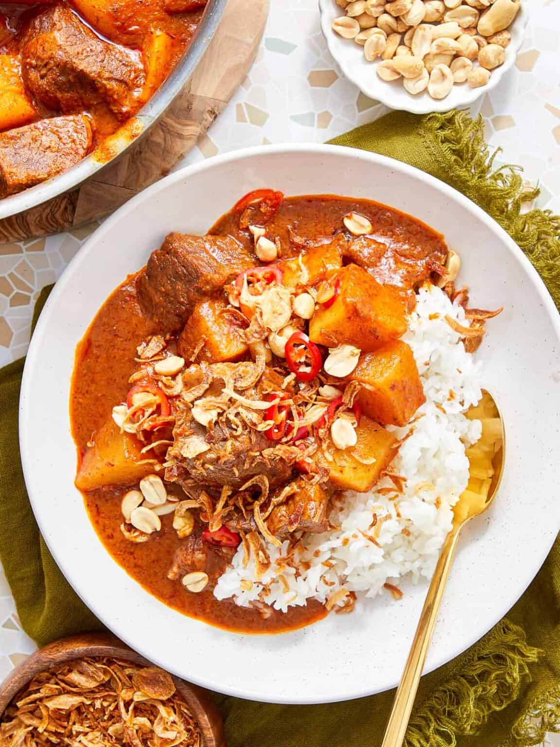 Massaman Beef Curry - Cafe Delites