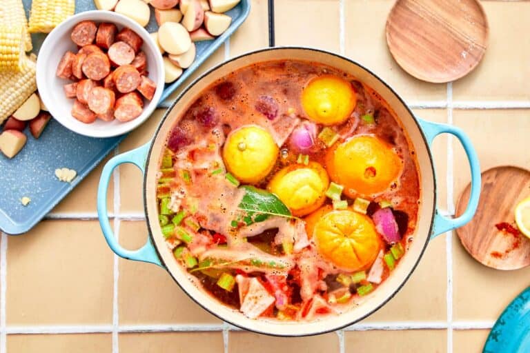 Homemade Seafood Boil - Cafe Delites