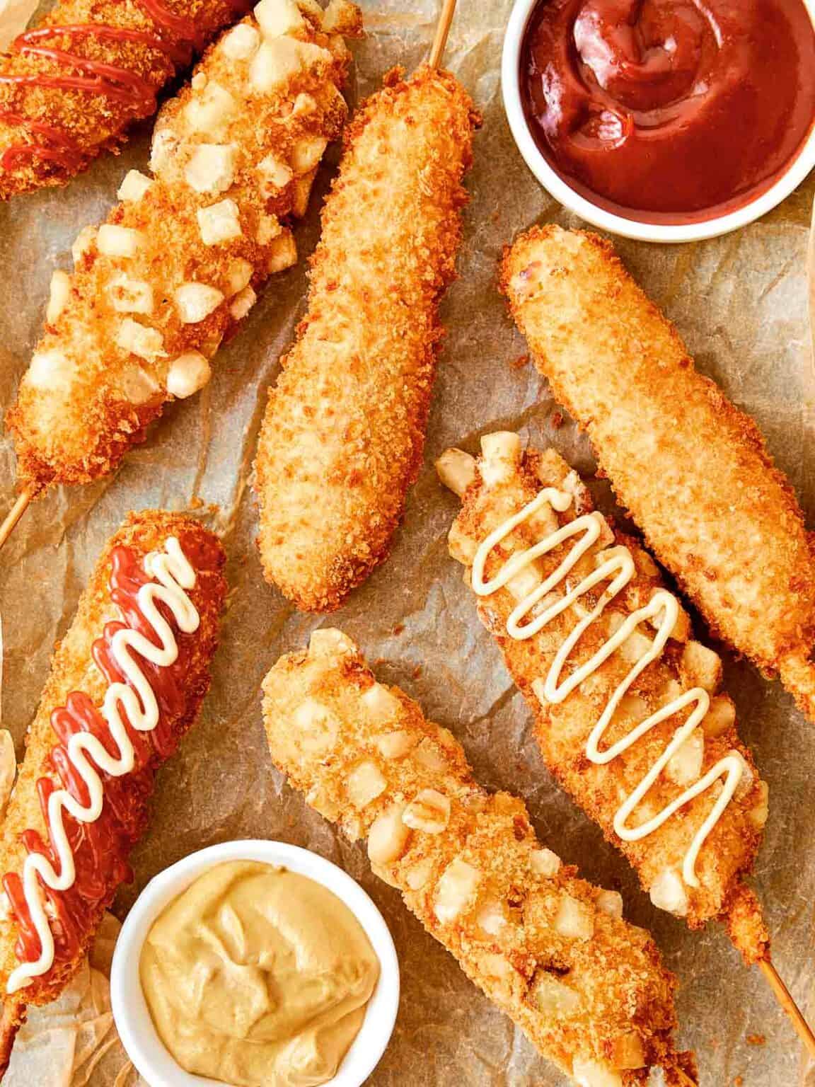 Super Easy Korean Corn Dogs: Your New Favorite Snack! - Cafe Delites