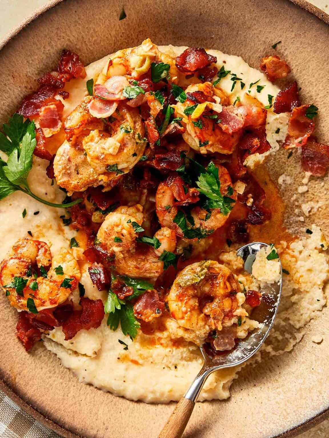 Shrimp and Grits Recipe - Cafe Delites